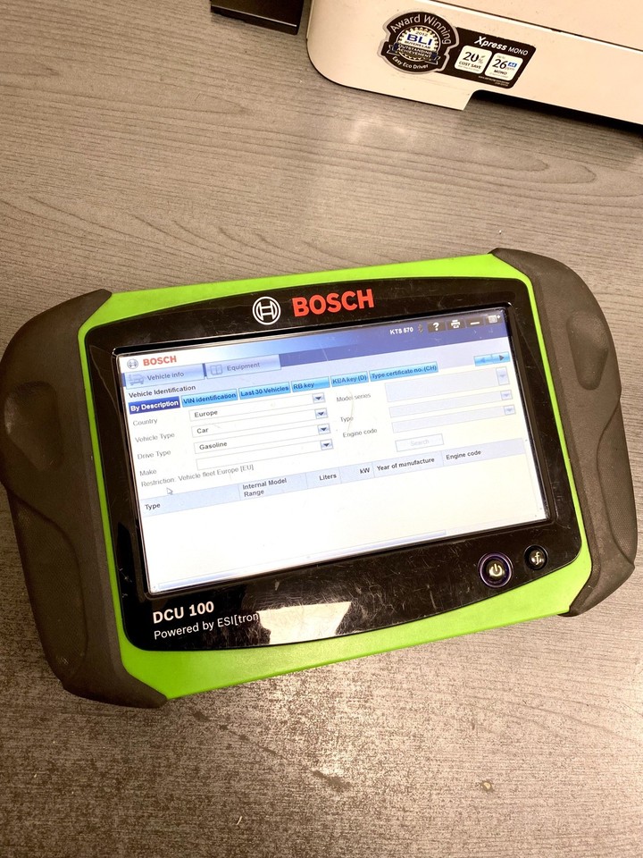 Bosch DCU 100 Windows car diagnostics tablet | eBay UK