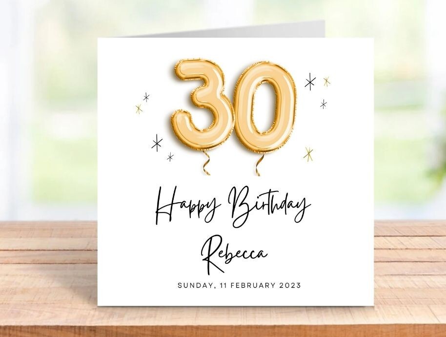 Happy 30th Birthday Ecard