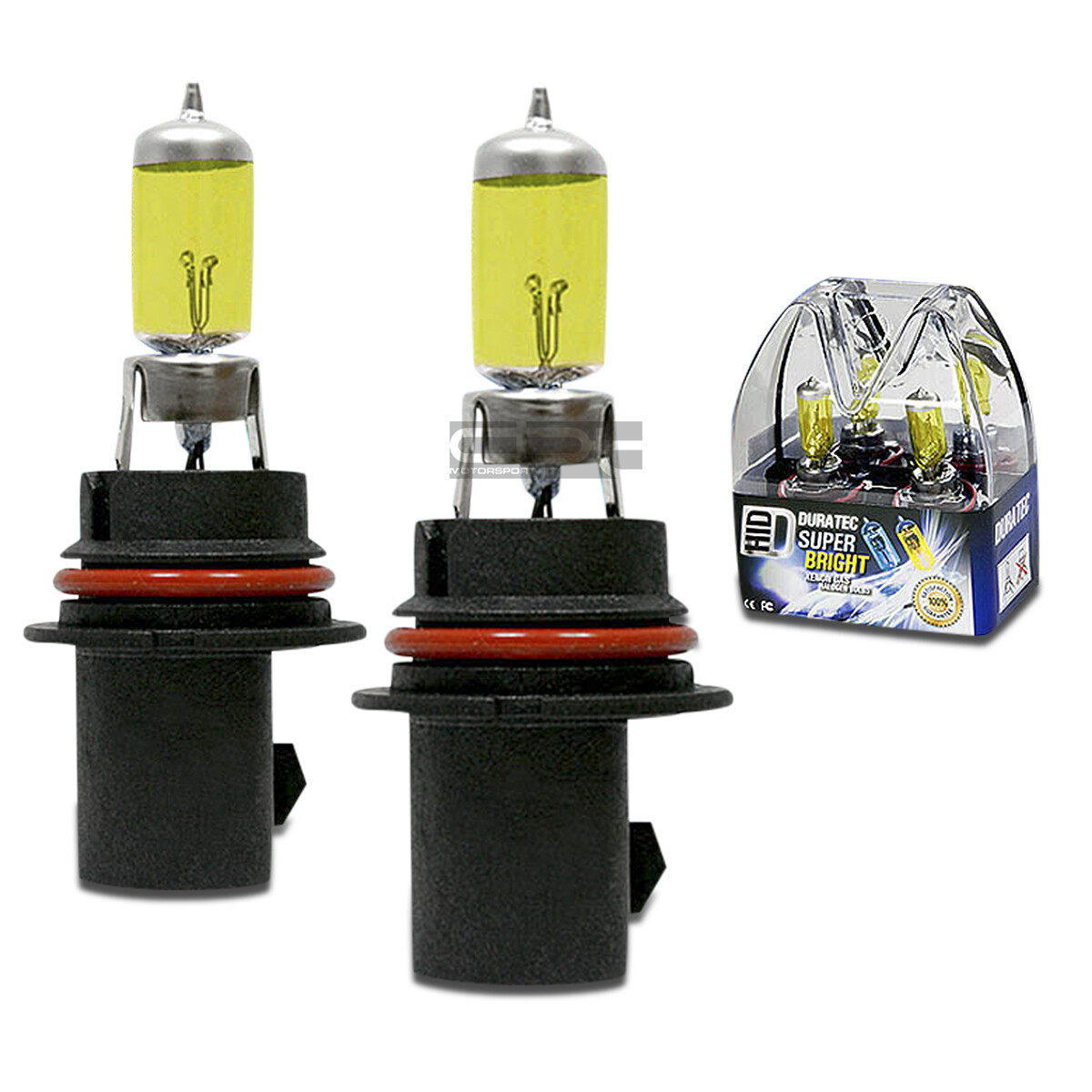 9004 HID/XENON HALOGEN GAS SUPER YELLOW REPLACEMENT LOW BEAM HEADLIGHTS ...