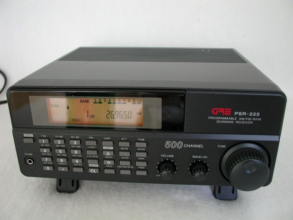 NEU GRE PSR-225 programmierbarer 500-Kanal Scanner | eBay