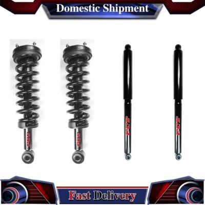 4X FCS Front Rear Shock and Strut and Coil Spring Set For 2004-2008 ...