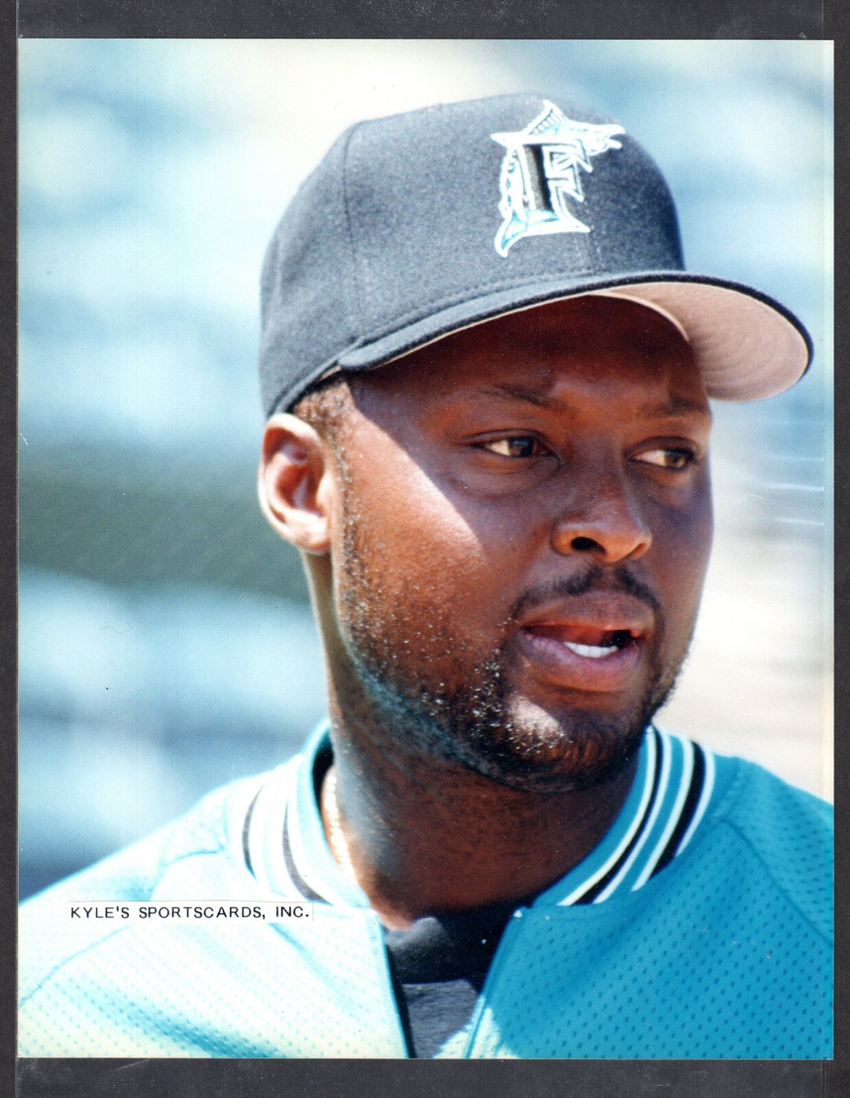 Charles Johnson FLORIDA MARLINS UNSIGNED 8 x 10 ORIGINAL COLOR SNAPSHOT ...