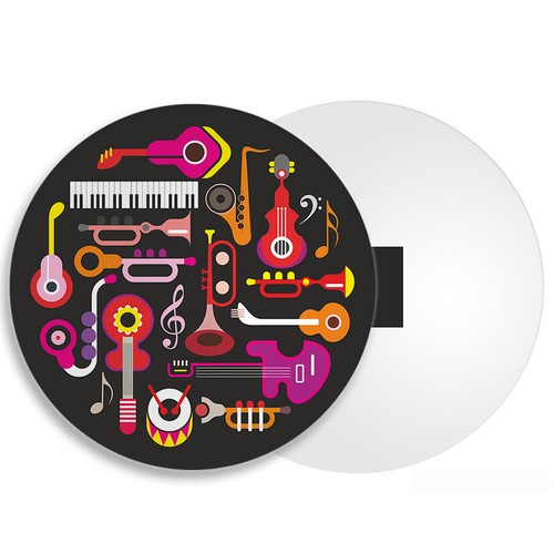 Musical Instruments Fridge Magnet - Music Teacher Musician Band Cool ...