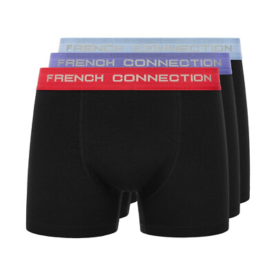 French Connection FC20 3pk Casual Boxer Shorts Comfort Underwear ...