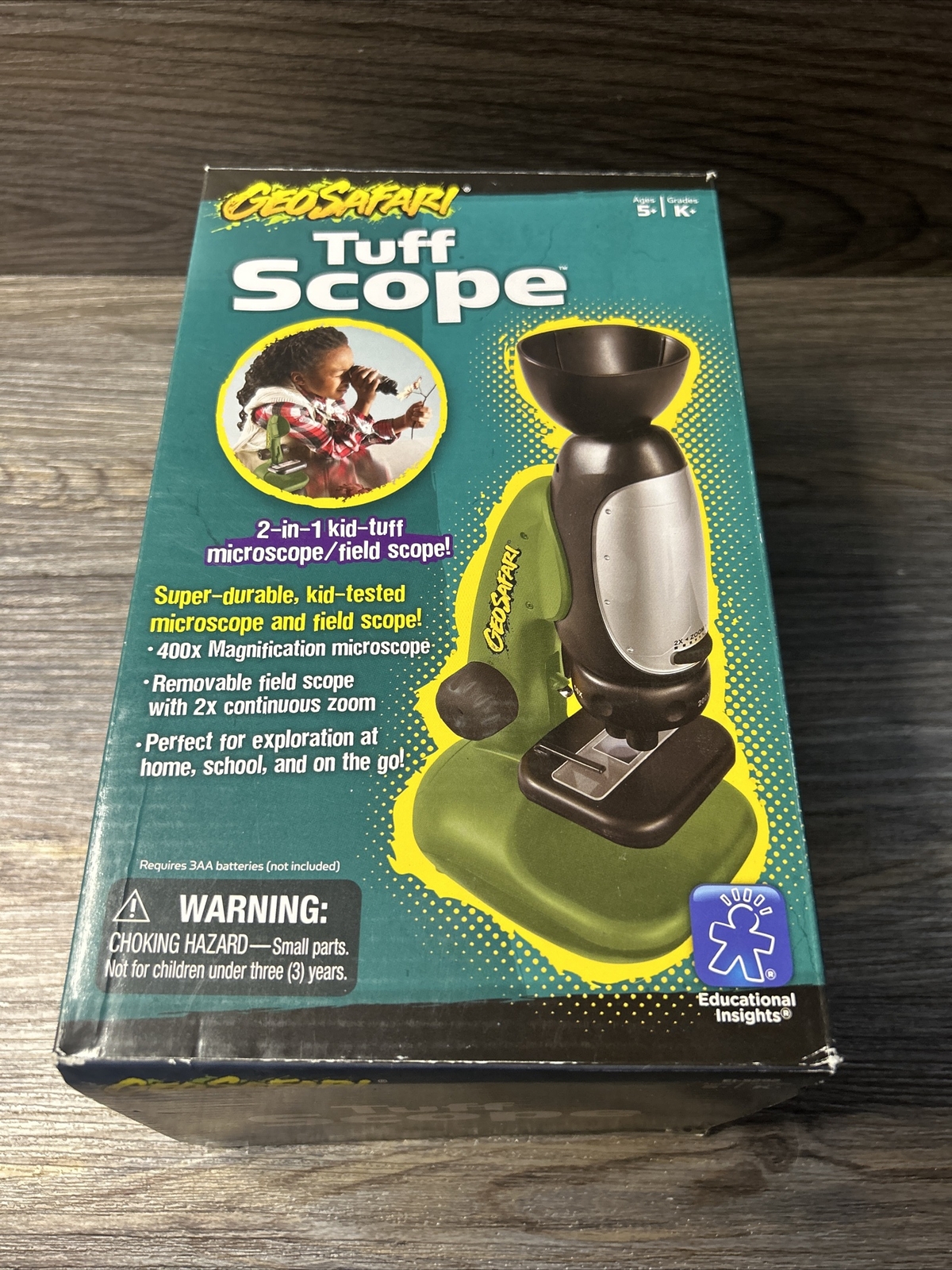 Open Box Geo Safari Tuff Scope 2 in 1 microscope field scope | eBay
