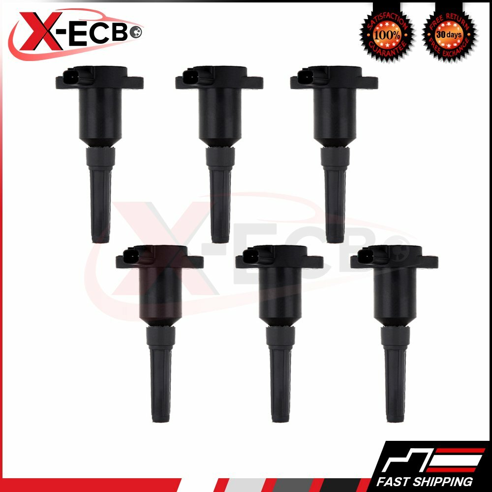 6 UF384 Ignition Coil Pack for 1995 1996 1997 Jaguar Vanden Plas XJ6 ...