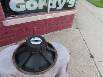 JBL K-151 ALNICO 1970's WOOFER 18 INCH BASS SPEAKER 4 OHM RARE ...