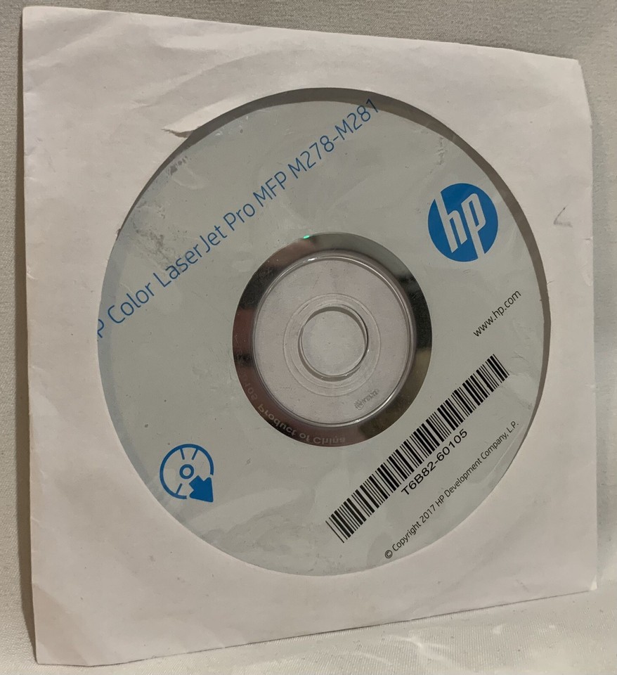 Setup CD ROM for HP Color LaserJet Pro MFP M278 M279 M280 M281 Series ...