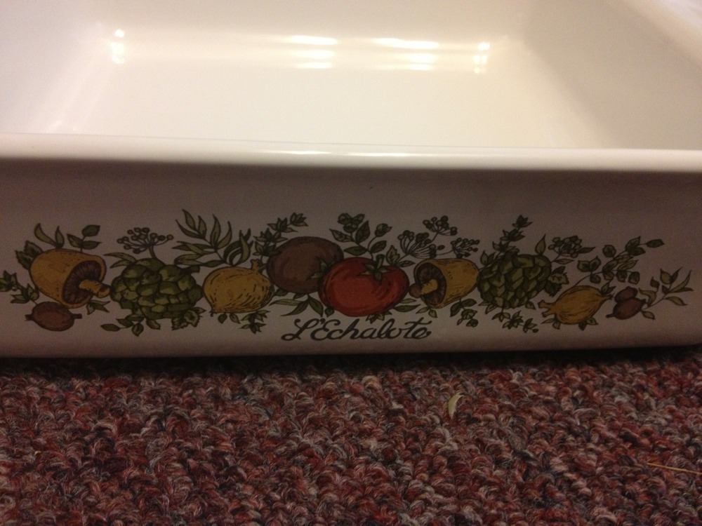 Corning Ware SPICE O' LIFE 8x8x2 in Cake Pan Baking Dish P-322 "L ...