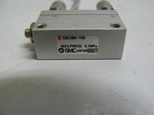 SMC CDUJB6-15D FREE MOUNT DOUBLE ACTING CYLINDER WITH D-F8P AUTO SWITCH ...