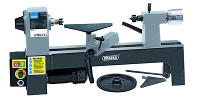 Draper 60988 Wood Turning Mini Lathe Variable Speed Woodworking 230V ...