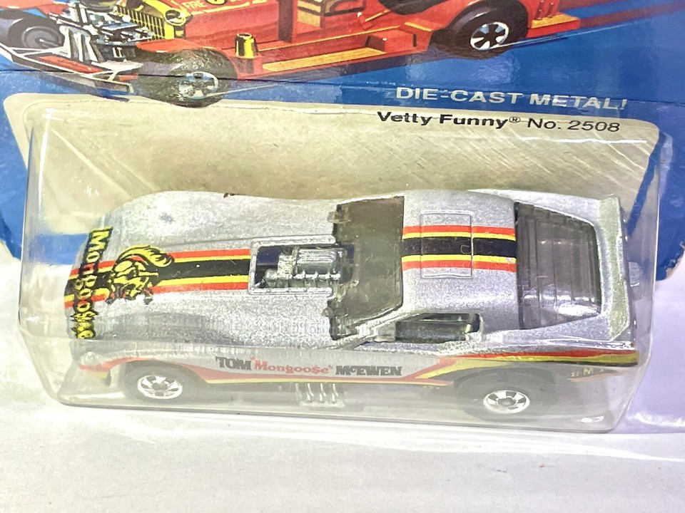 1981 Hot Wheels Vetty Funny - Silver Funny Car Tom McEwen - Mongoose ...