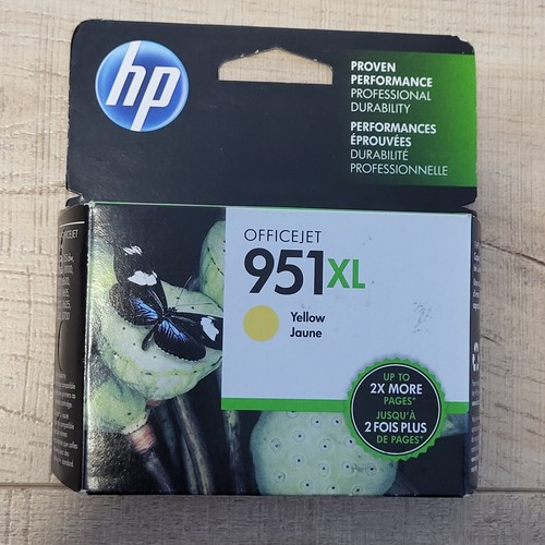 HP 951XL 951 XL Yellow High-yield Ink Cartridge New Sealed Exp Aug 2018 ...