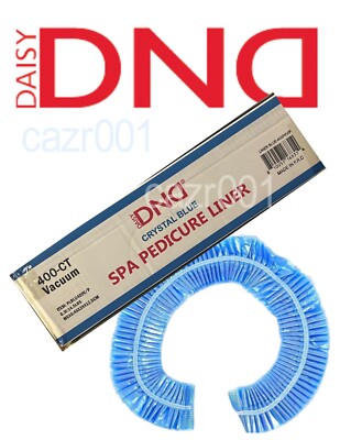 PROFESSIONAL DAISY DND CRYSTAL BLUE VACUUM SPA PEDICURE LINER *400pcs ...