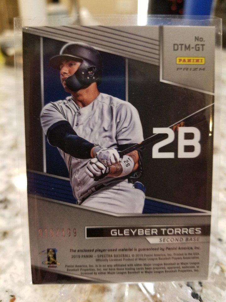 Gleyber Torres 2019 Panini Spectra Dual Threat #DTM-GT /199 Yankees | eBay