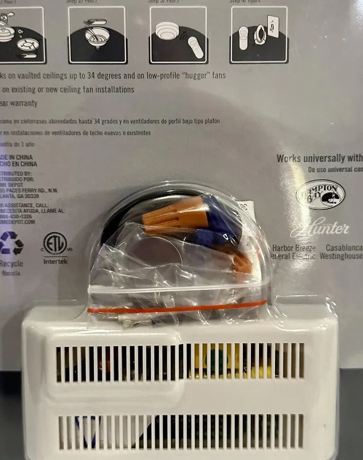 Intertek Ceiling Fan Remote | Shelly Lighting