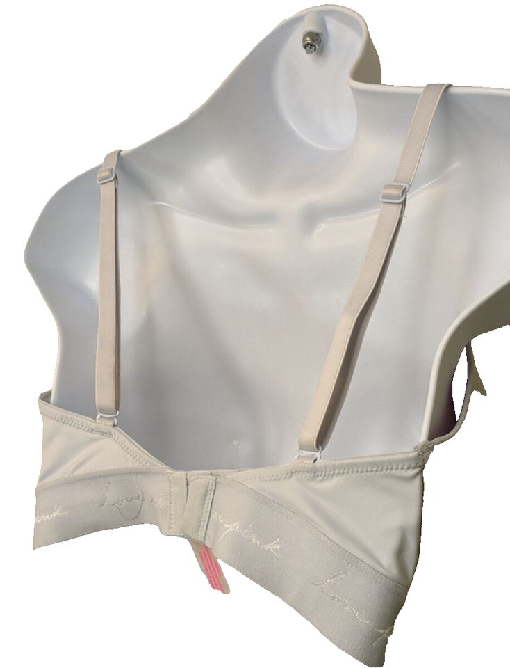 Pink, Wear Everywhere Bra, White, Wireless, size 34DD | eBay