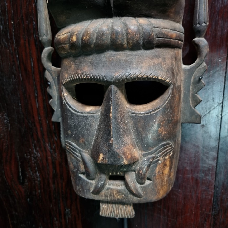 Museum Worthy Nias Island Mask Extremely Rare Masque Tribal Art Takula ...