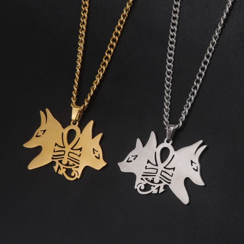 Anubis Egyptian Ankh Cross Necklace Eye of Horus Necklace Egypt Death ...