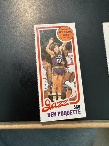 1980-81 Topps BEN POQUETTE SINGLE card #235~ UTAH JAZZ | eBay