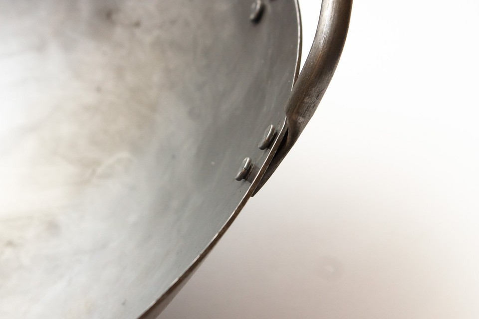 Craft Wok Big 16 Inch Heavy Canton Style Hand Hammered Carbon Steel Wok ...