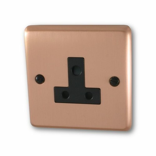 Brushed Matt Satin Copper Plug Sockets Light Switches Dimmers - Whole ...