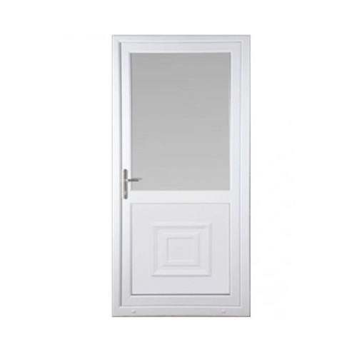 uPVC Door QD011 Attractive White uPVC 28mm Panel Unique Style 10 year ...