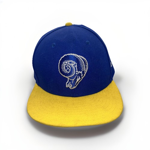New Era NFL Los Angeles LA Rams Two Tone Throwback Logo 59FIFTY FITTED ...