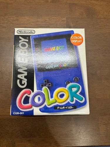 Nintendo GBC gameboy color midnight blue from Japan A344 from japan ...