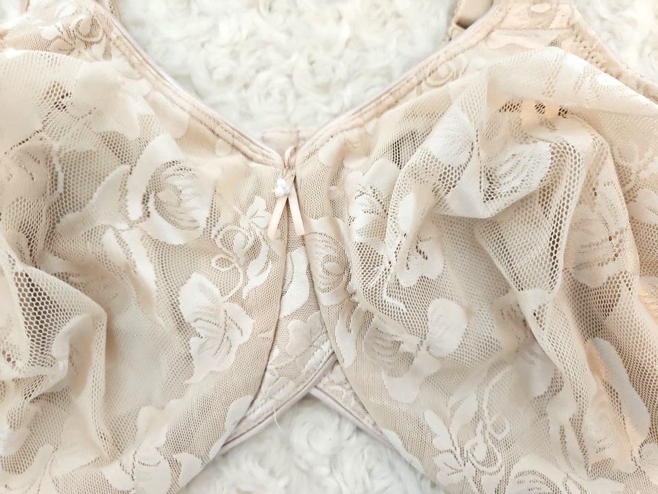 Wacoal Breast Cancer Awareness 44DDD Beige Bra Underwire Coverage Wide ...