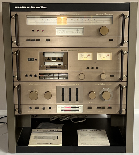 Marantz Vintage Hi-Fi Stereo System In Rack RARE Amp Tape Tuner ...
