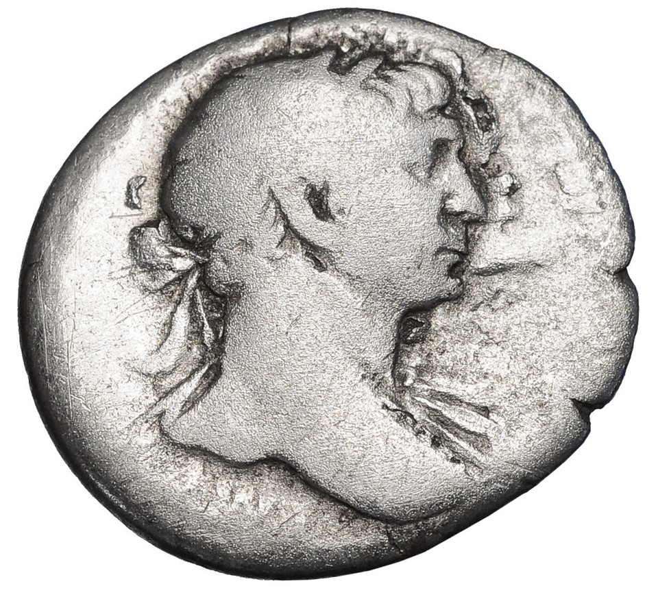 Ancient Roman Empire Coin Silver Denarius Trajan 98 - 117 AD Authentic ...