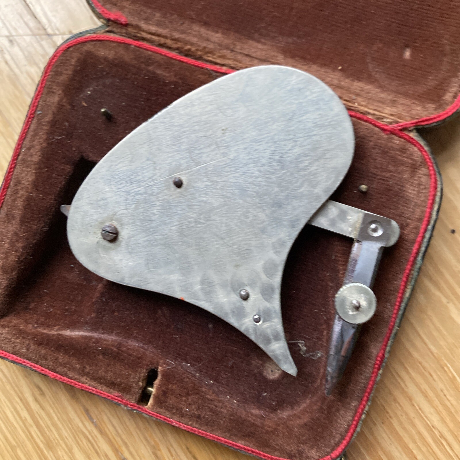 O. E. Richter LINIERGERÄT für 4 verschied. LINEATUR en , antik , in ...