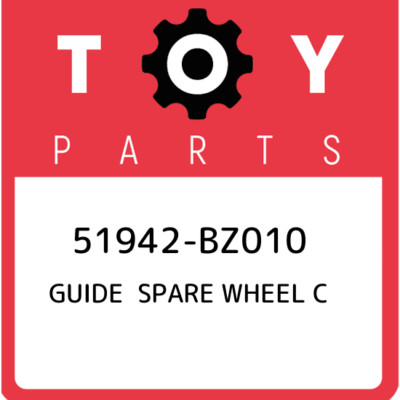 51942-BZ010 Toyota Guide spare wheel c 51942BZ010, New Genuine OEM Part ...