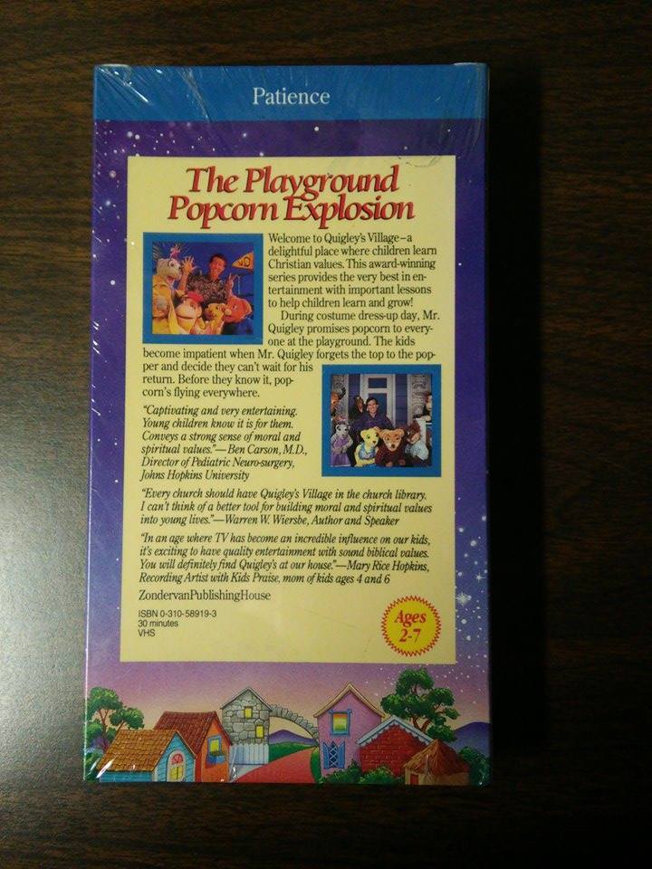 Quigley's Village : PATIENCE - The Playground Popcorn Explosion - VHS ...