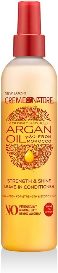 Creme of Nature Leave In Conditioner Strength & Shine Argan Oil 250ml x ...