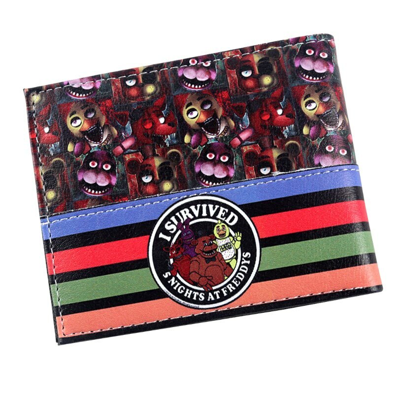 Anime Five Nights at Freddy's FNAF Bi-fold Wallet Short Purse Boys ...