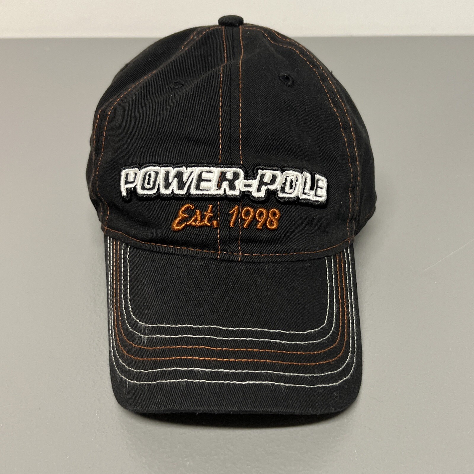 Power Pole Est. 1998 Fishing Hat Cap Black Adjustable… - Gem