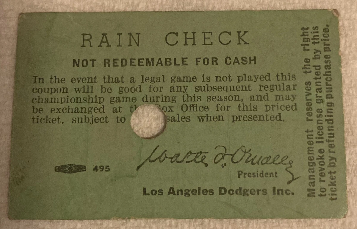La Dodgers Checks