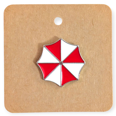 Red and White Umbrella Enamel Pin | eBay
