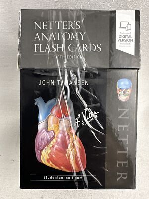 Netter's Anatomy Flash Cards, 5e (Netter Basic Science) - Cards - GOOD ...