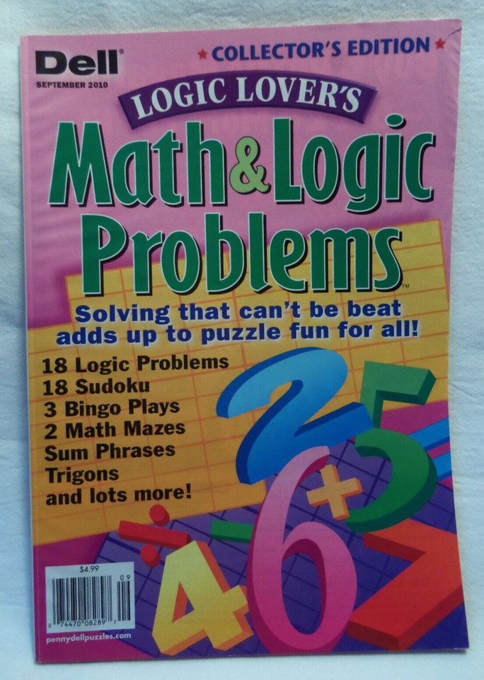 Set of 4 Math & Logic Problems magazines, 2010, 2011, and 2022, not ...