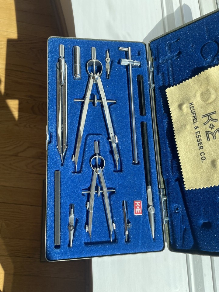 Keuffel & Esser Drafting set, complete and unused. Pristine K&E | eBay