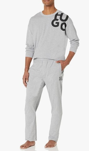 NWT Hugo BOSS Pajamas Sleeping Set in Gray Size M. GREAT GIFT !!! | eBay