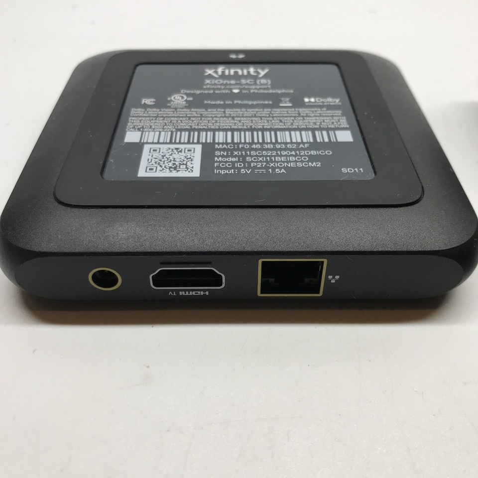 Xfinity XiOne-SC B Stream Box SCXI11BEI HD Streaming W/ AC Adapter No ...