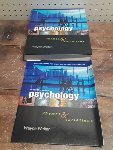 Psychology: Themes and Variations by Wayne Weiten 7th edition ...