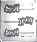 "LOVE" Pop Lollipop Chocolate Candy Mold Valentine 201 NEW | eBay
