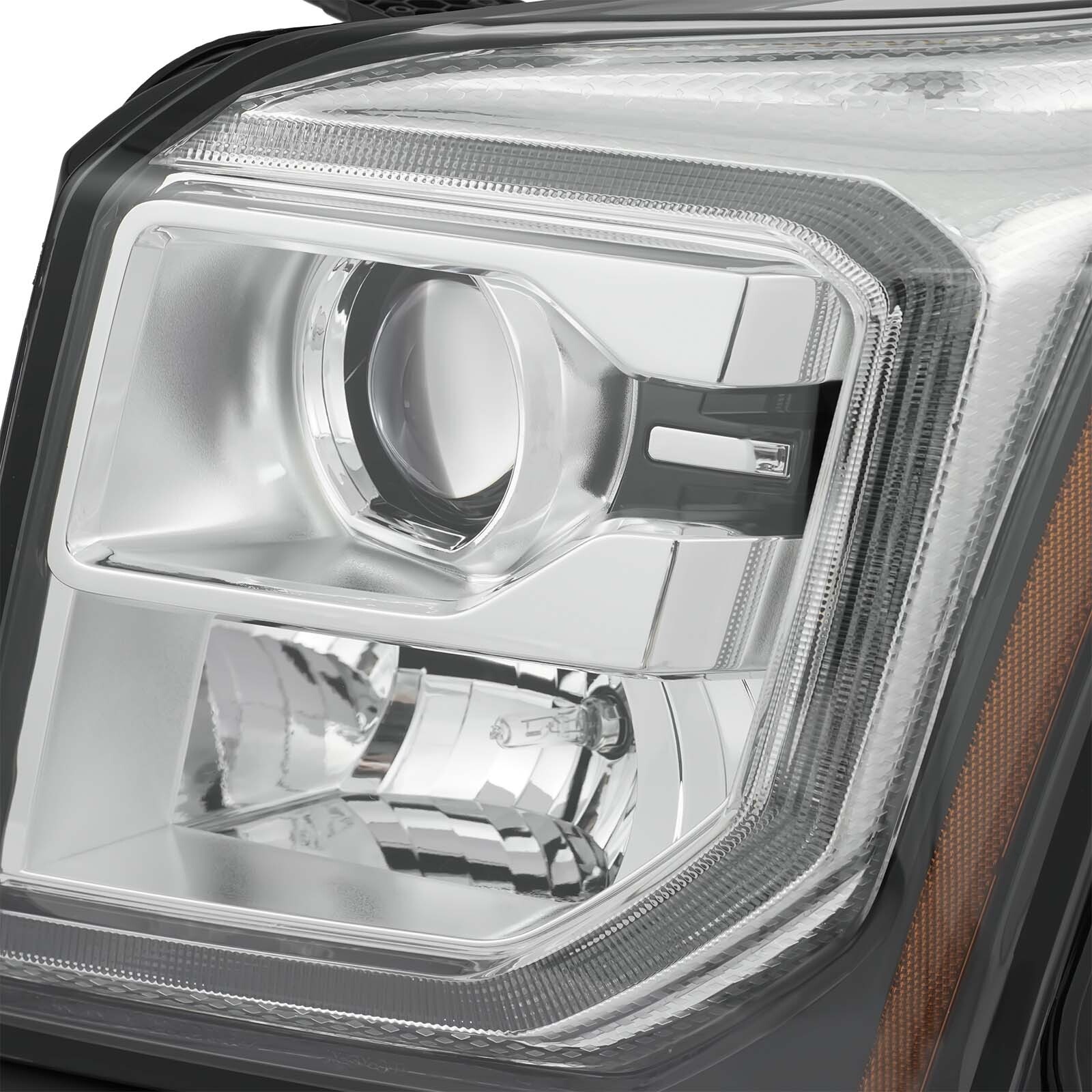 For GMC Yukon 15-17 Halogen Headlight W/Bulb DRL Driver Side 84155709 ...