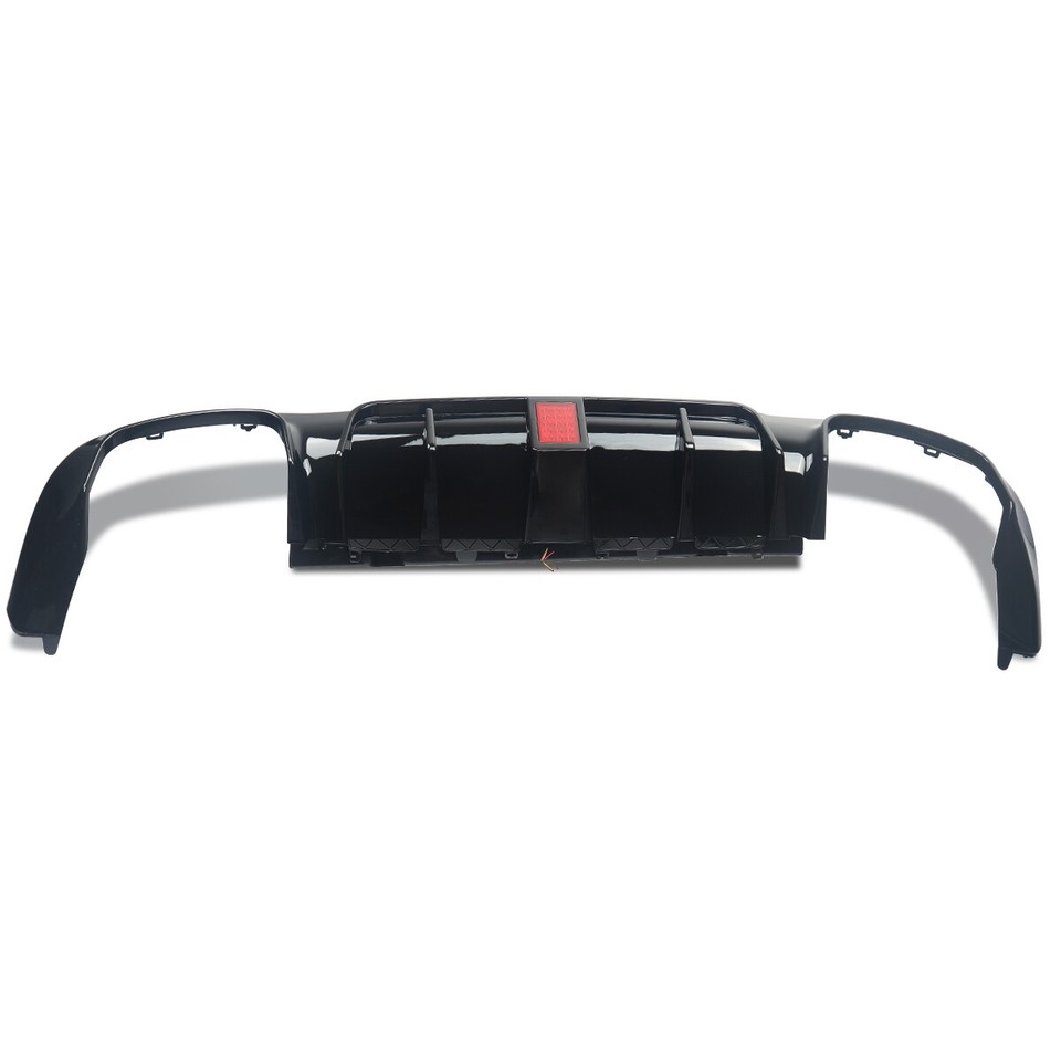 F1 Style Rear Diffuser W/LED+Exhaust Tips New For 2016-20 Benz W213 ...