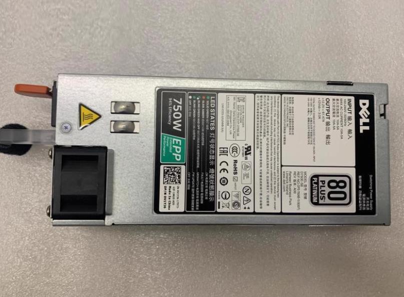 1pc used DELL R630 730XD 750W Power supply 5RHVV V1YJ6 G6W6K D750E-S6 ...